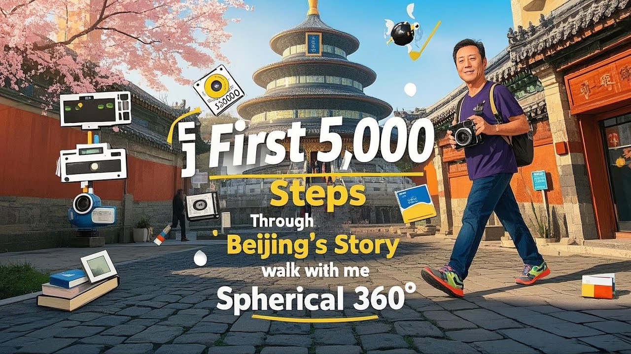 Walk with me: First 5,000 Steps Through Beijing’s Story （Spherical 360°） - YouTube