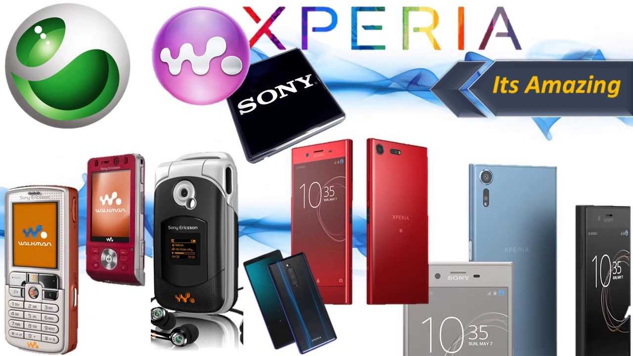EVOLUTION OF SONY MOBILE PHONES (OLD TO NEW) - YouTube