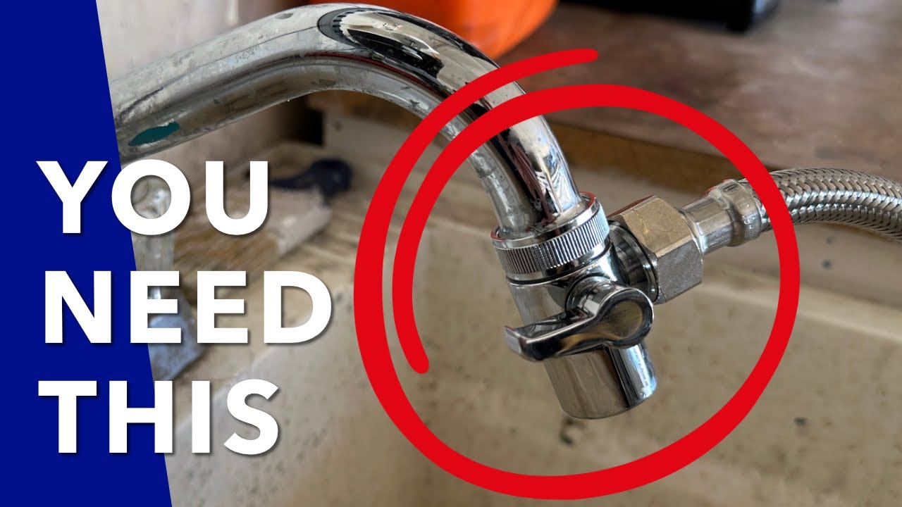 How to connect a washing machine to a sink - YouTube