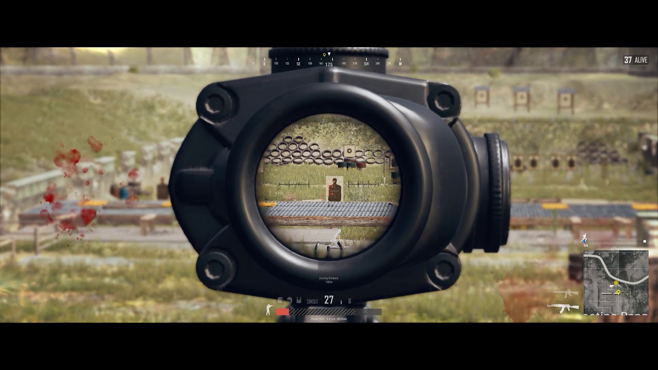 AK47 4X Scope 150 yards - YouTube