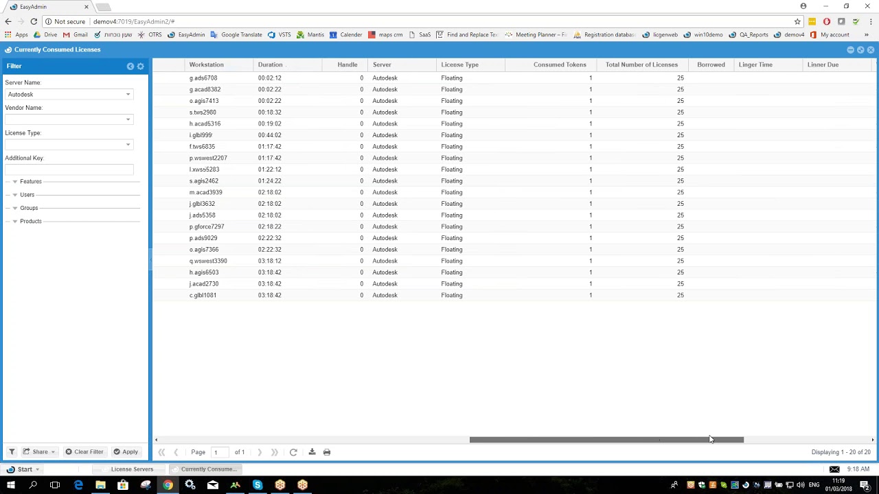 License Servers Widget - YouTube