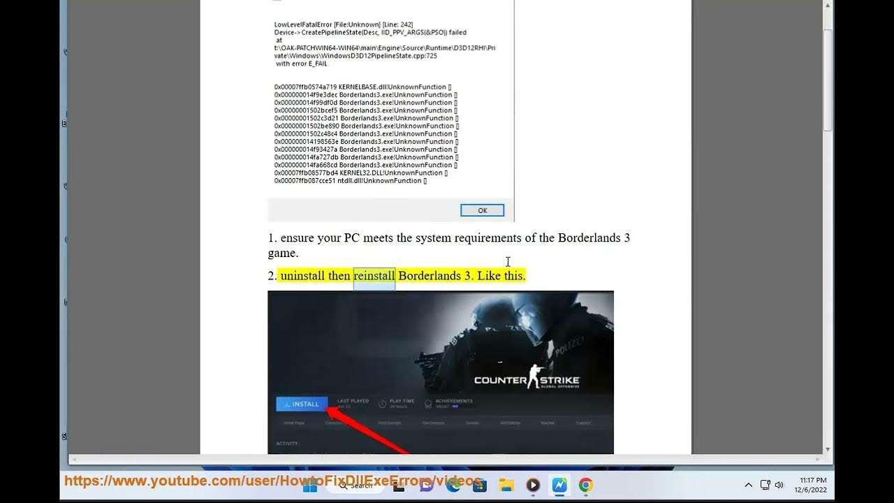 Fix Borderlands 3 crashing on Steam Deck - YouTube