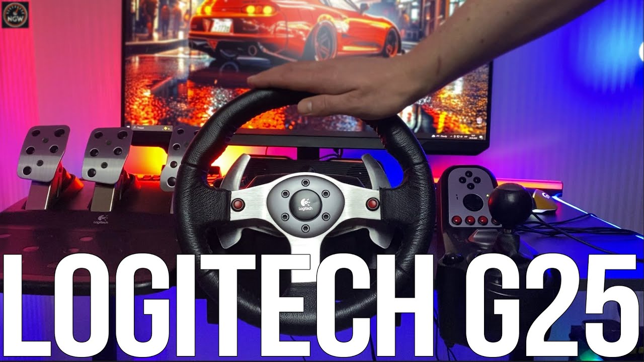 Logitech G25 Unboxing | Setup | Gameplay - YouTube
