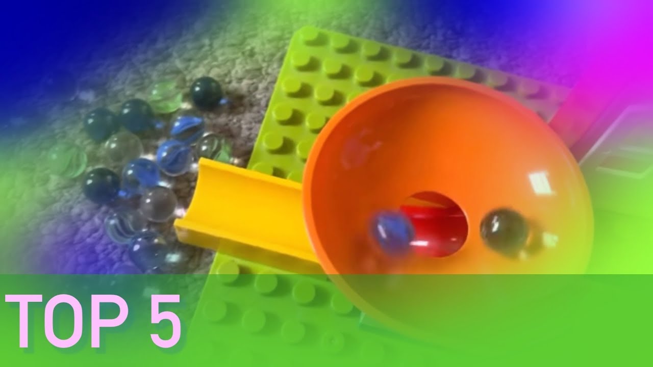 TOP 5 Marble Videos - 20 marbles rolling, timer challenge, and more ...