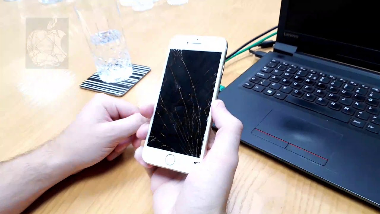 Smashed Apple iPhone 7M - YouTube