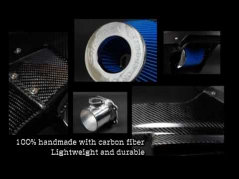 SIMOTA CARBON FIBER AERO FORM INTAKE SYSTEM & AIR FILTER - YouTube