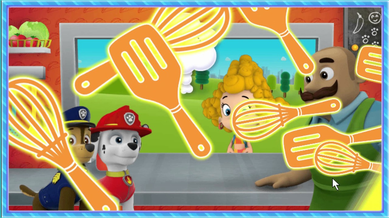 Paw Patrol Games Free - Marshall and Chase make cheese cake - Openning ...