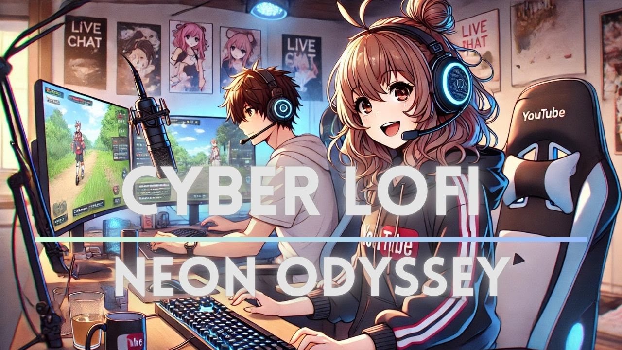🚀 Cyber Lofi: Neon Odyssey – Futuristic & Sci-Fi Gaming Beats 🌌🎶 ...