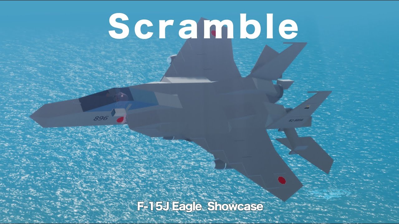 S c r a m b l e / F-15J Eagle Showcase 【Plane crazy】 - YouTube