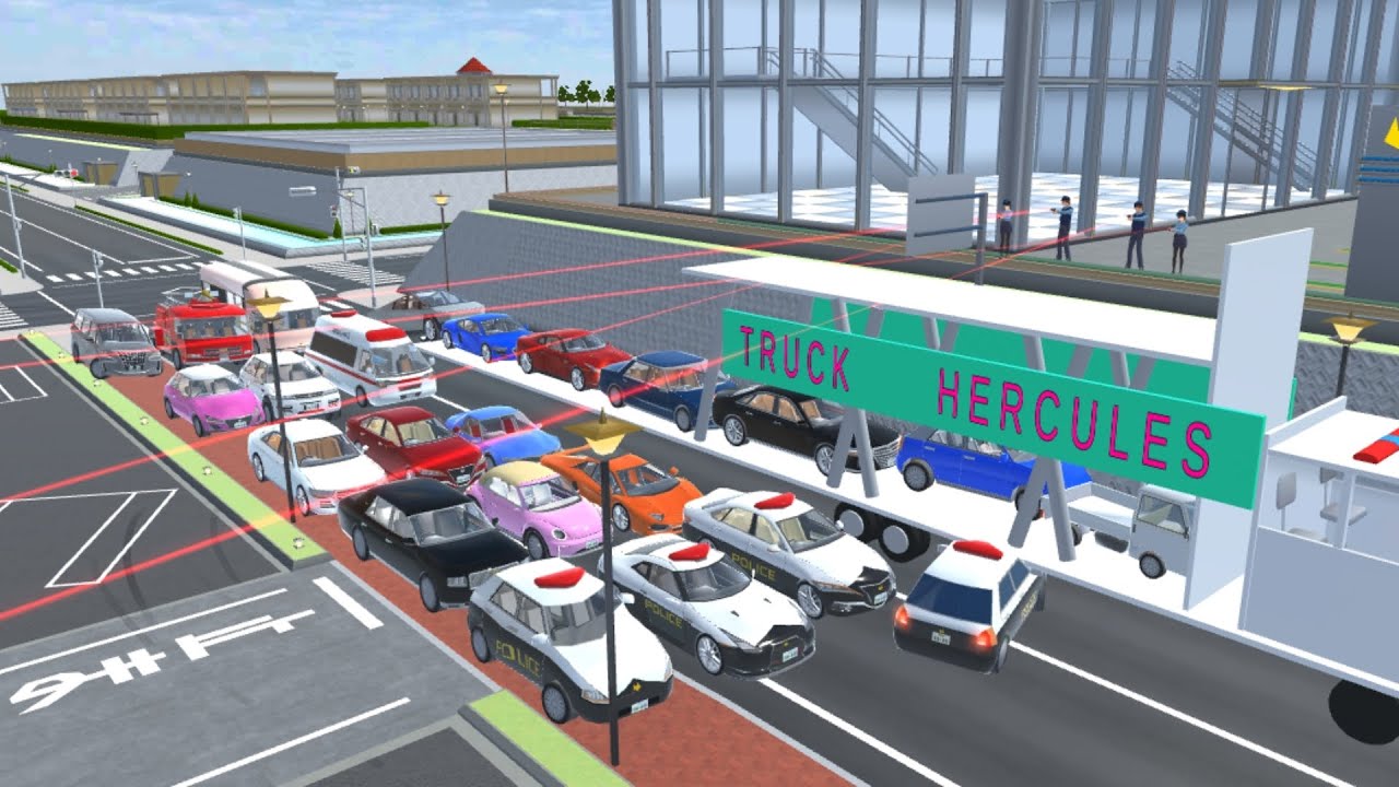Collect all Cars 🚓🛻🚚🚜🏎️ at Truck Hercules repair shop SAKURA School ...
