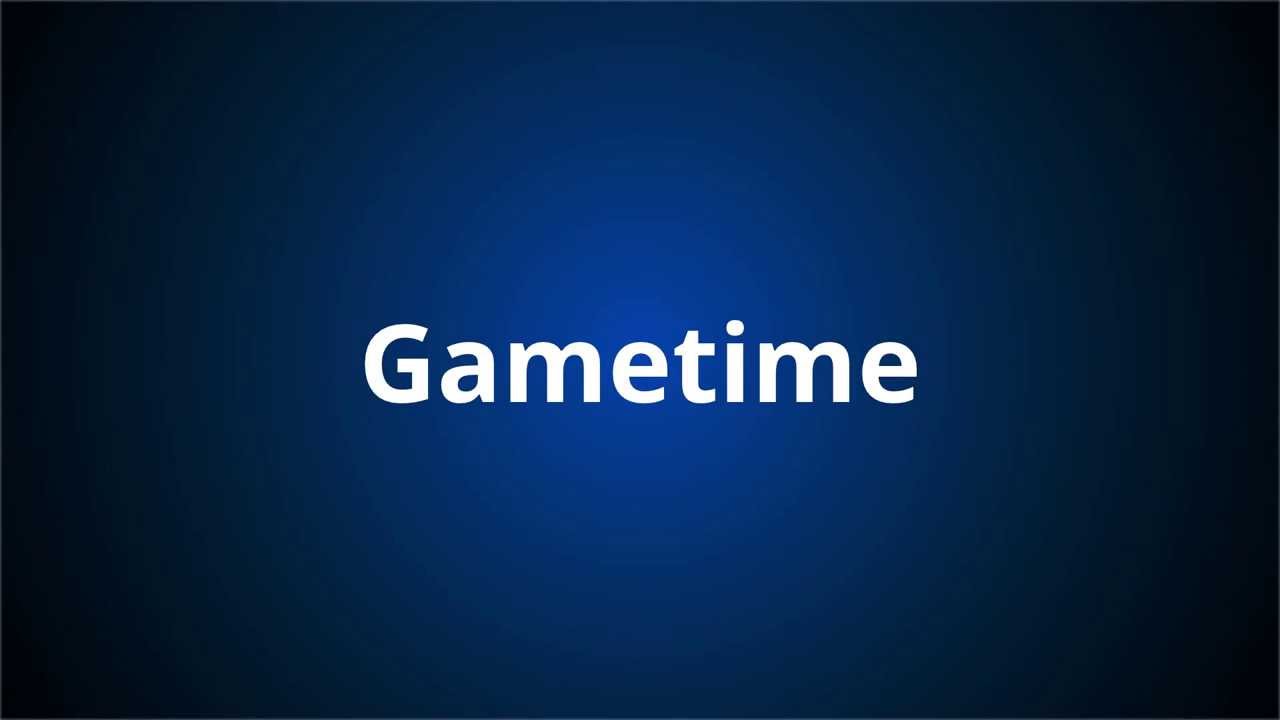 Gametime Intro - YouTube