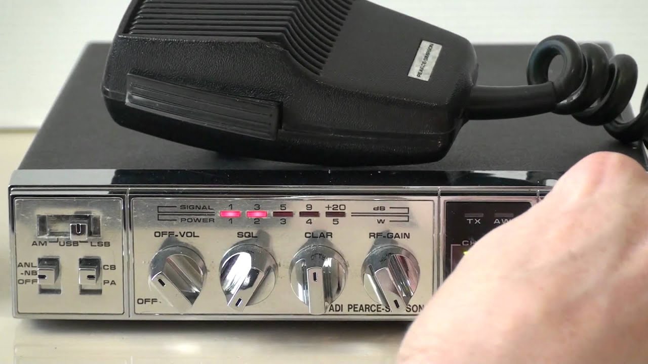 PEARCE SIMPSON SUPER PUMA 40 CHANNEL CB RADIO - YouTube