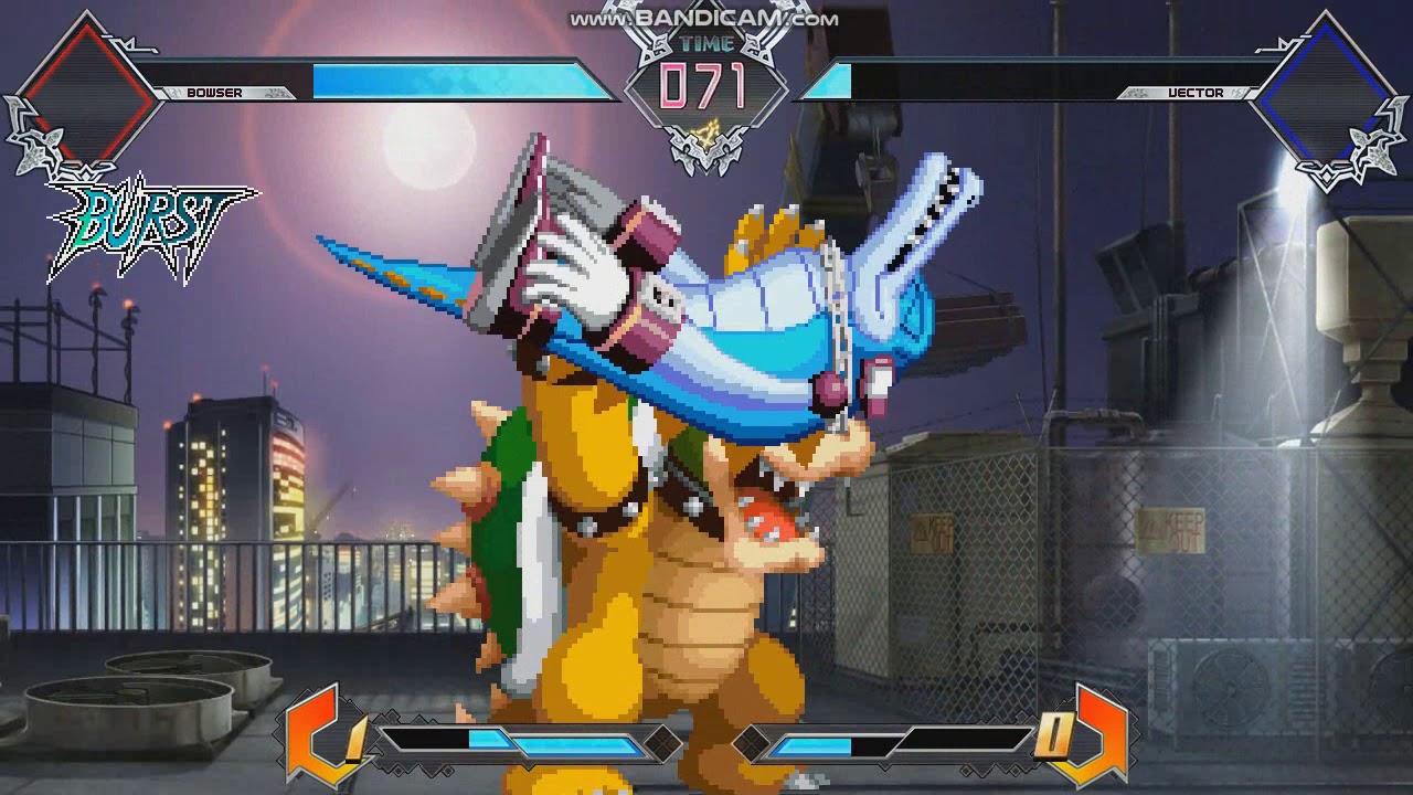 (MUGEN) Bowser vs Vector - YouTube