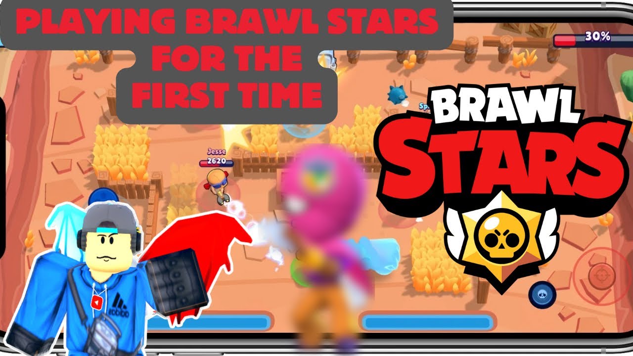 TRYING BRAWL STARS FOR THE FIRST TIME! - YouTube