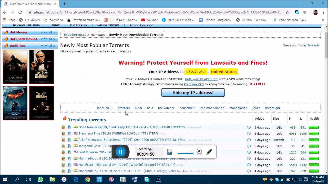 For Downloading New Movie through Torrent Site - YouTube
