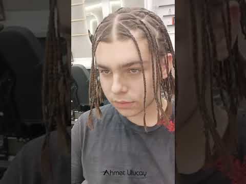 Erkek Saç Örgüsü Nasıl Yapılır? | Ahmet Uluçay Kuaför #shorts