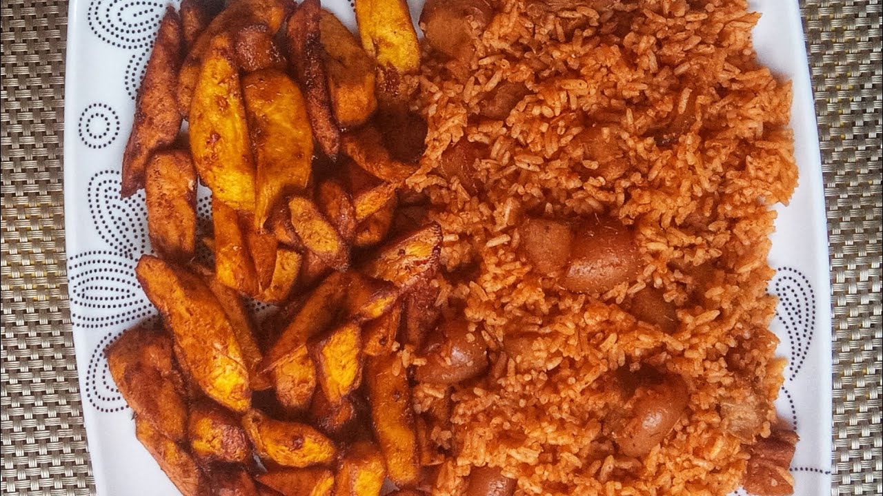 Let's Cook Lunch: Pork Jollof & Kelewele - YouTube