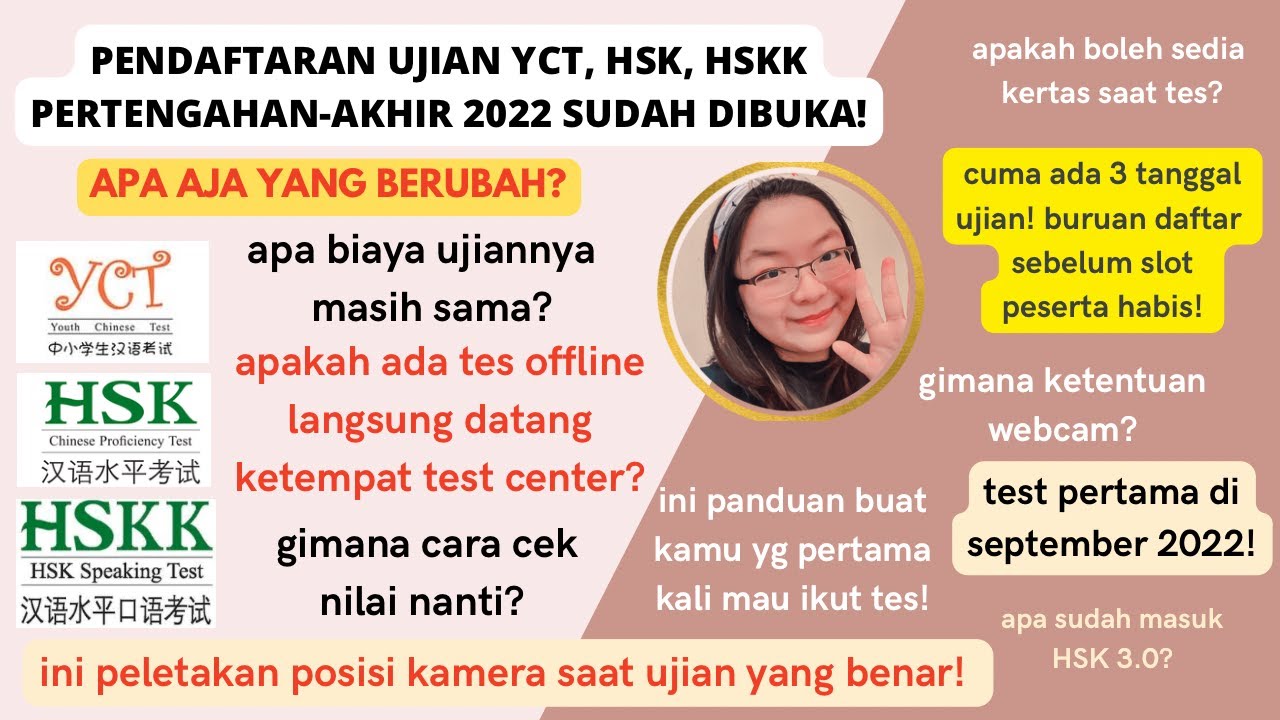 PENDAFTARAN UJIAN YCT, HSK, HSKK HOME EDITION PERTENGAHAN-AKHIR TAHUN ...