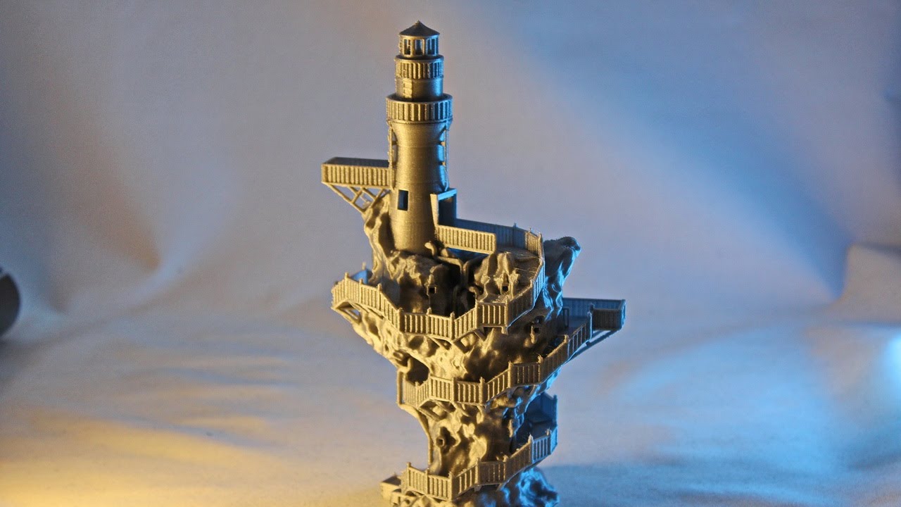3D printing time lapse: Aiba Lighthouse - YouTube