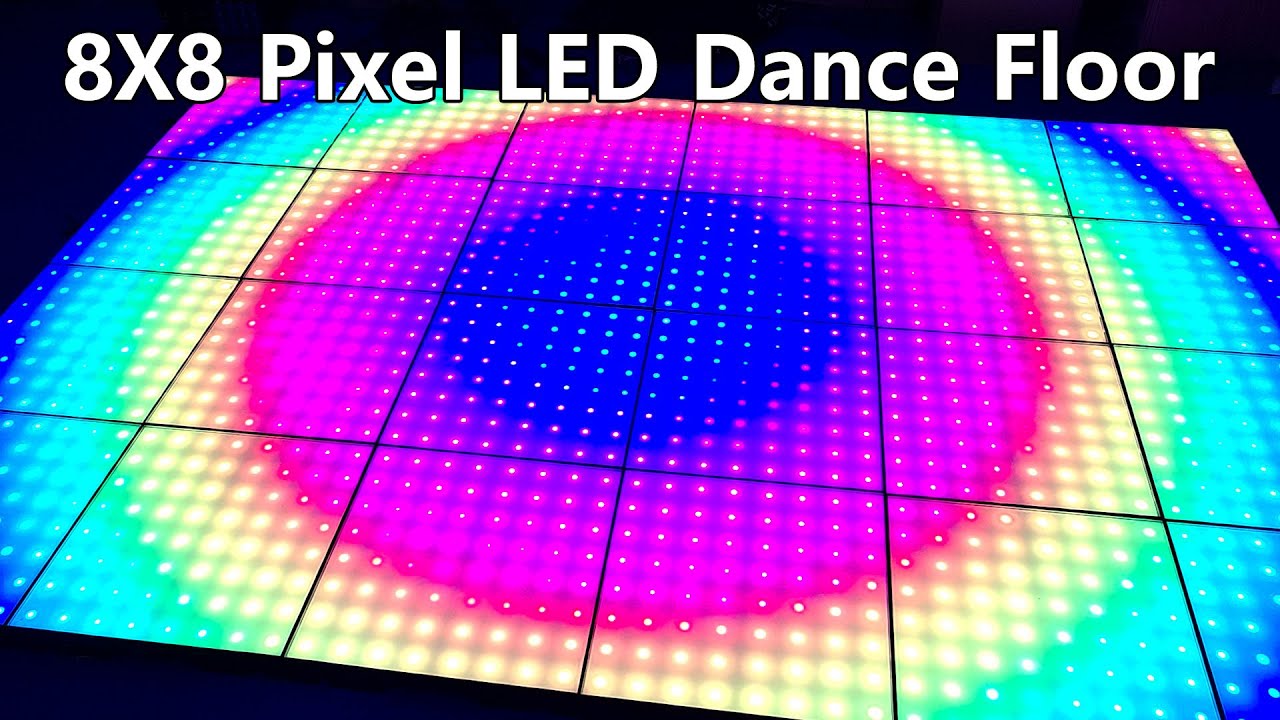 8X8 Pixel LED Dance Floor - YouTube