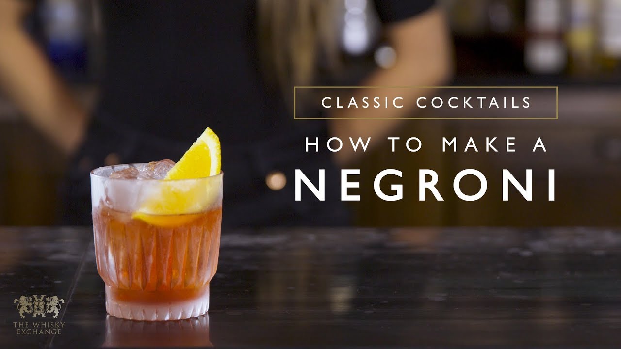 Negroni Cocktail Recipe - The Whisky Exchange - YouTube