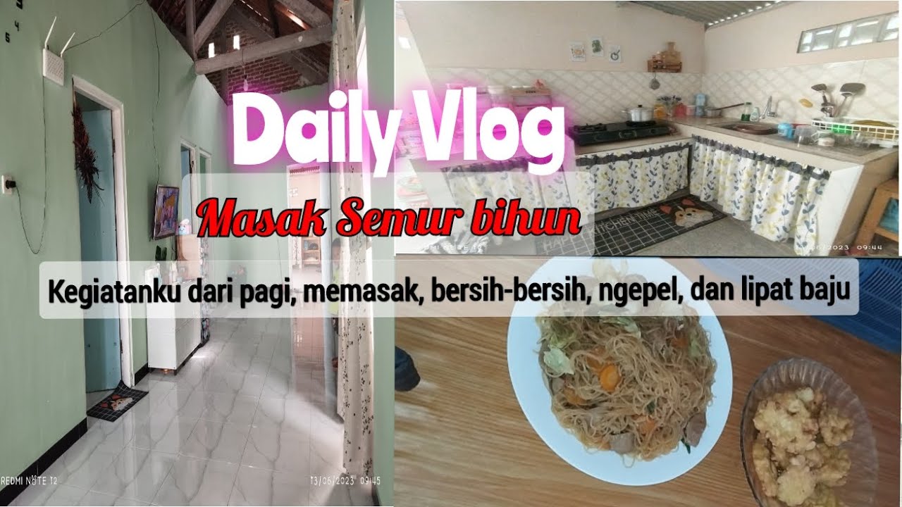 Masak Semur Bihun dan Nugget Tahu | Kegiatan Ibu Rumah Tangga ...