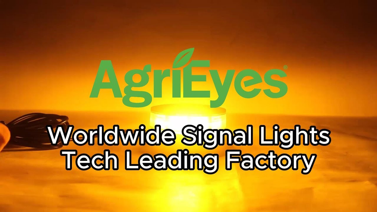 AgriEyes LED Amber Beacon Light, Rechargeable Beacon Light Wireless ...