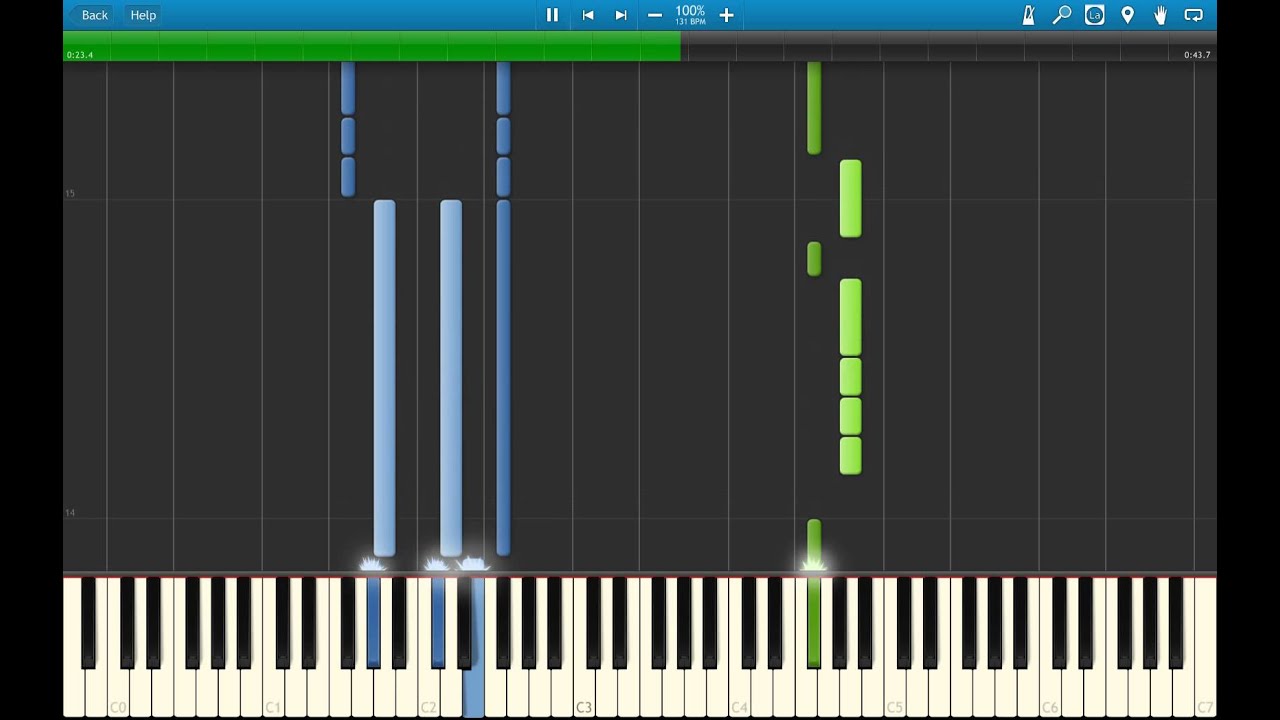 Digimon Fusion - Title Theme Piano Arrangement (Synthesia) - YouTube
