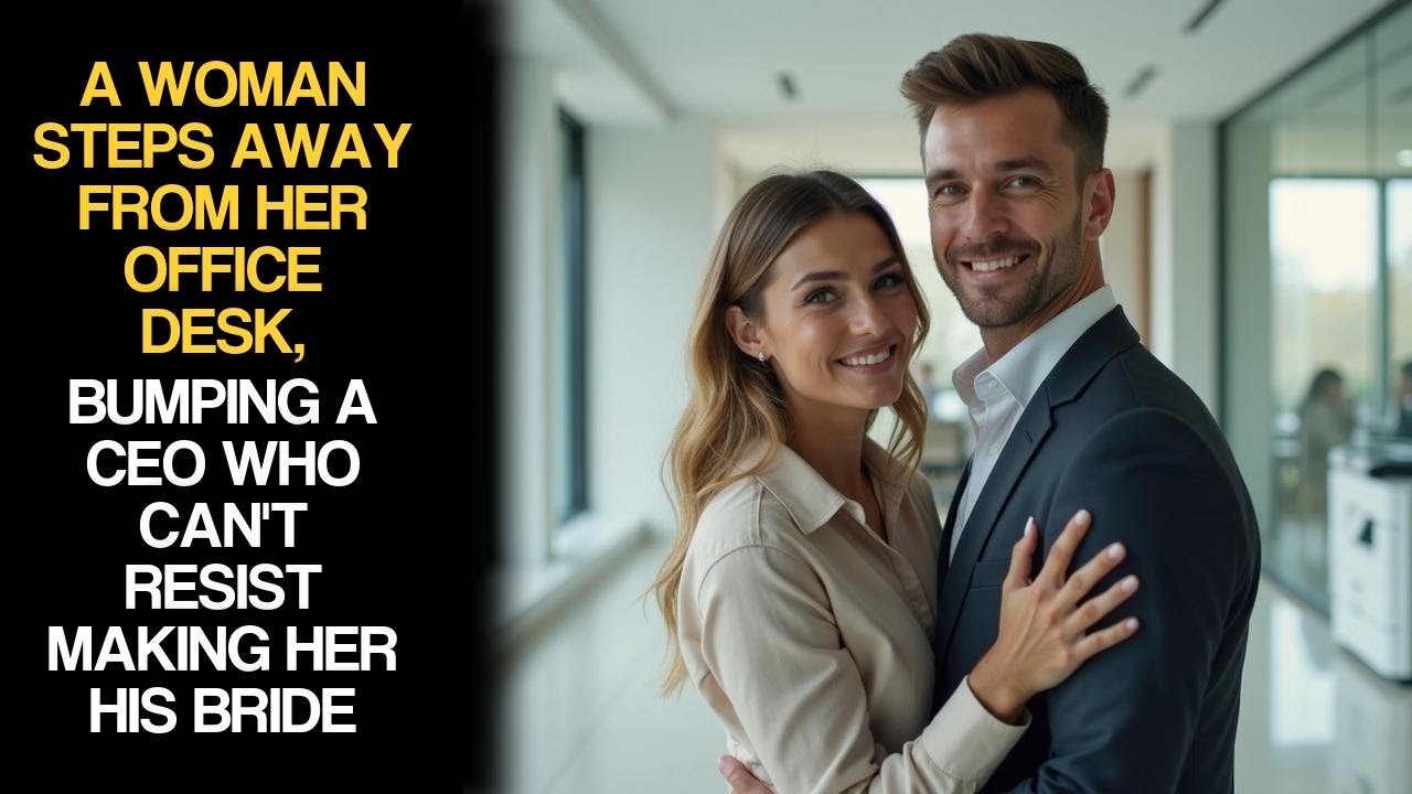 A Woman Steps Away from Her Office Desk, Bumping a CEO Who Can't Resist ...
