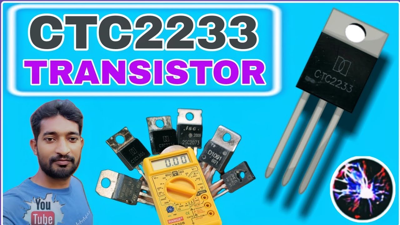 CTC 2233 transistor testing and transistor replacement || How to check ...