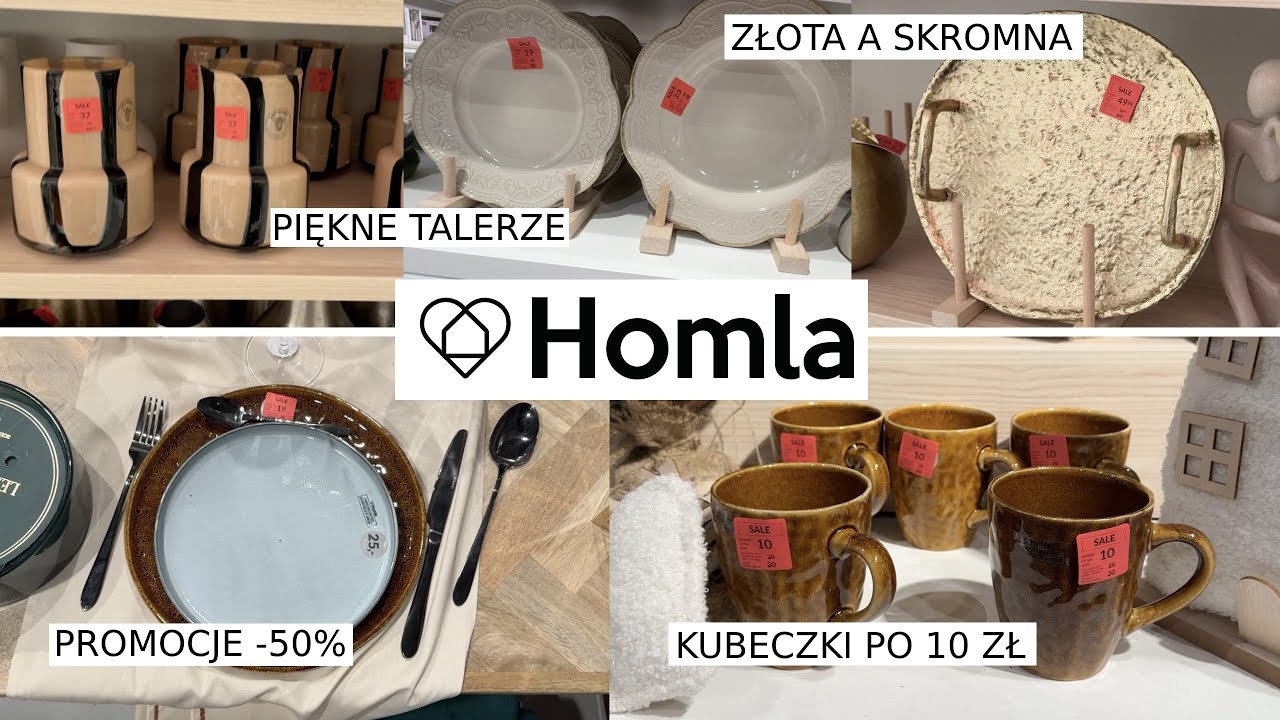 HOMLA - BARDZO DUŻO ASORTYMENTU W PROMOCJACH POŚWIĄTECZNYCH - YouTube
