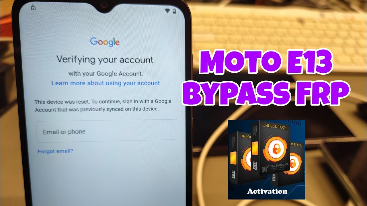 Motorola Moto E13 XT2345, Remove Google Account, Bypass FRP. Test Point ...