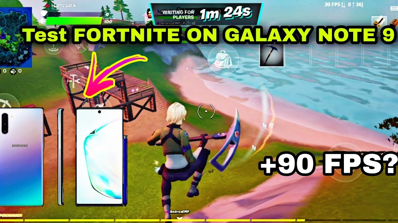 Fortnite Gameplay Galaxy Note 9 in 2021 Max settings Qraphics 60fps ...