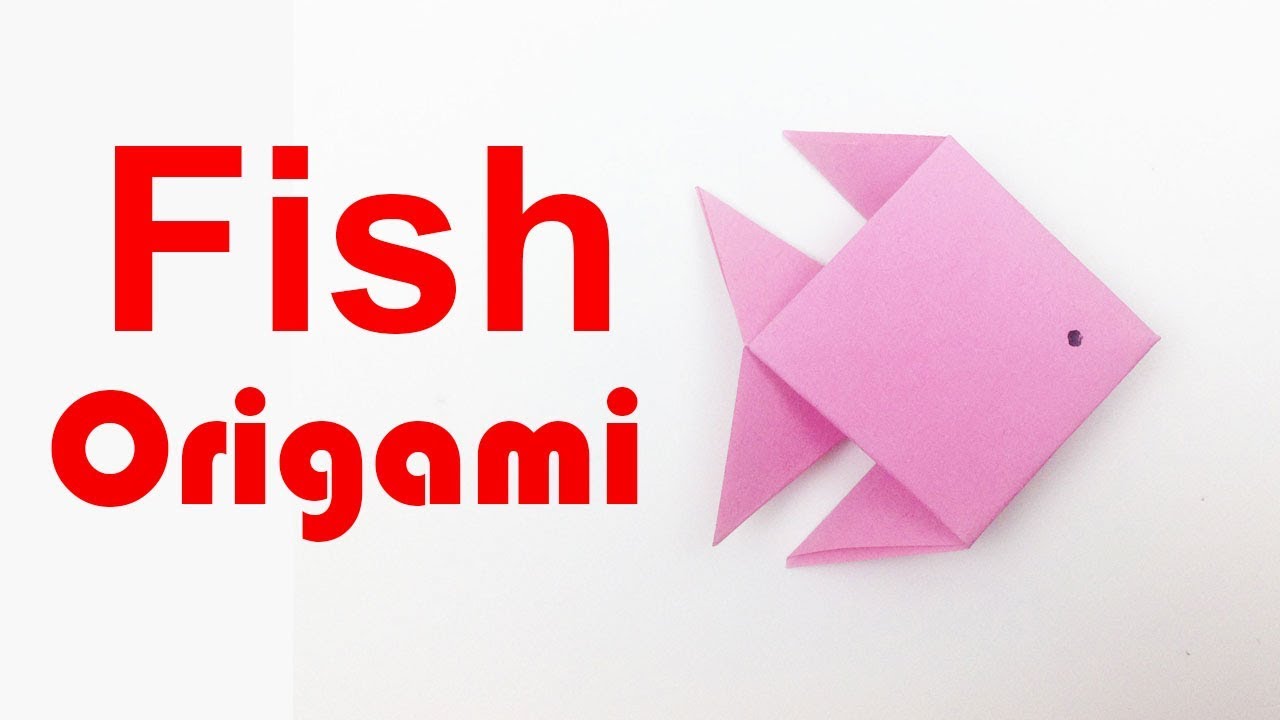 Fish 🐠 Origami: How to Make A Paper Fish? Origami Fish Step by Step ...