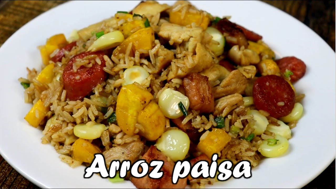 Como preparar Arroz Paisa, Receta Completa para el Almuerzo | Sabroso ...