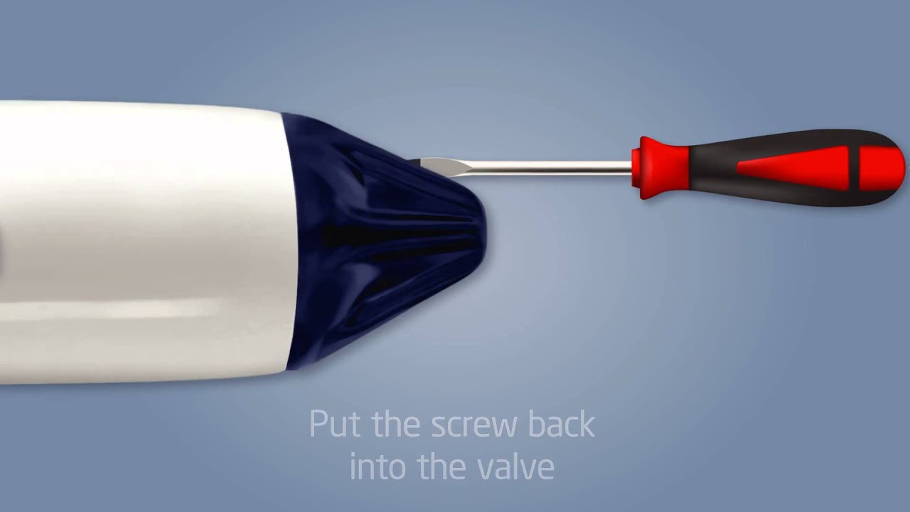 Inflating a Polyform® fender - YouTube