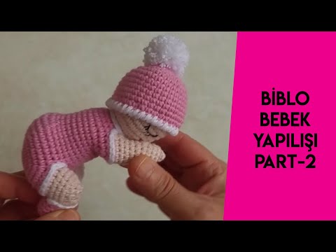 #amigurumi #littledoll  Amigurumi minik biblo bebek yapılışı PART2(how to make a small knitt doll)