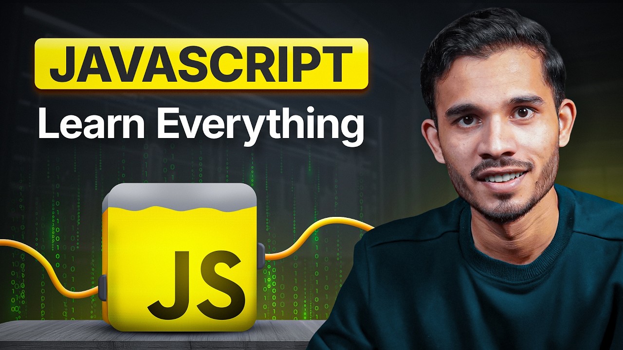 JavaScript Full Course | 2026 Updated | Part - 1 | Sagar Chouksey - YouTube