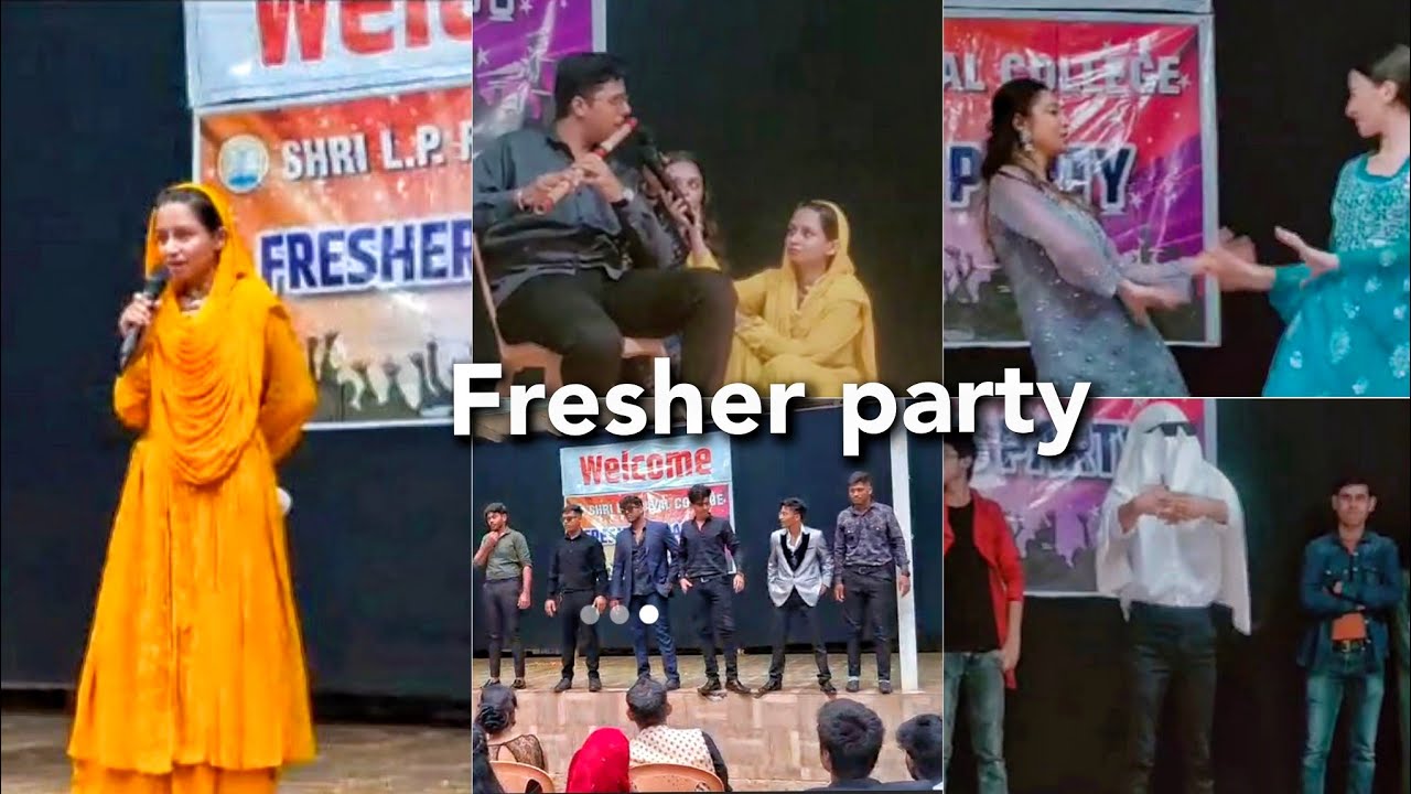 College Fresher party | Shayari | Dance performances | Sadaf Vlogs ...