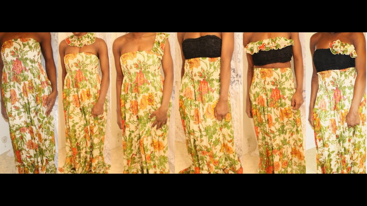 DIY: Different Ways of Dressing with One Cloth! - YouTube