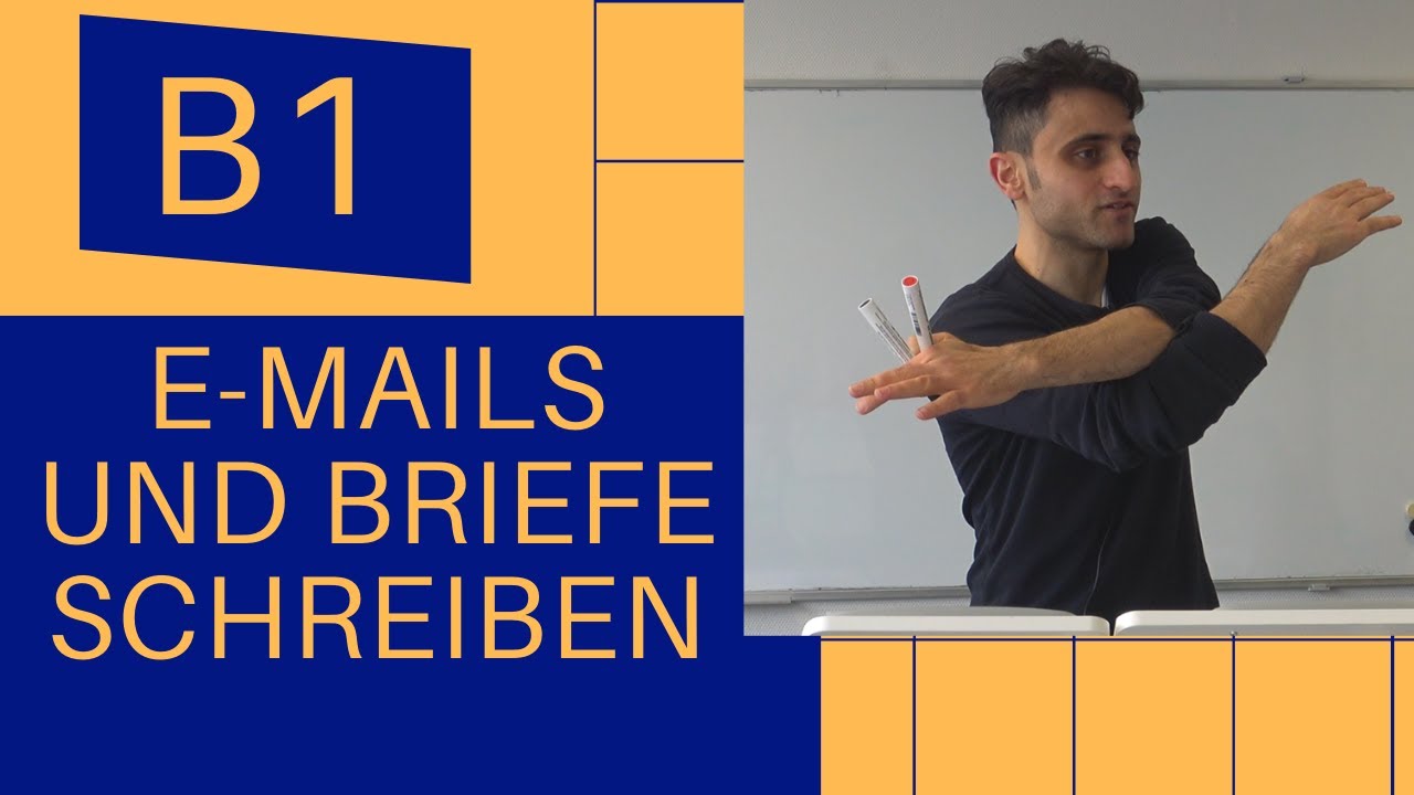 B1-Kurs #3: E-Mail schreiben [ Brief schreiben ] - YouTube