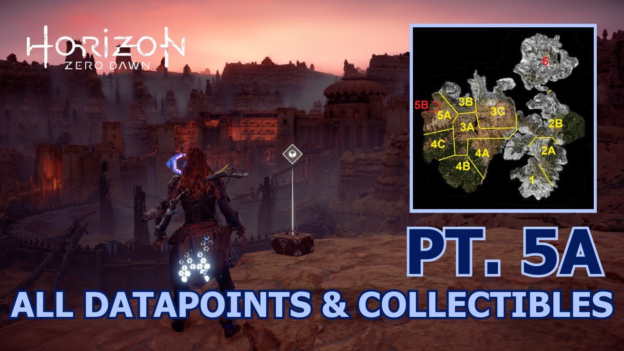Horizon Zero Dawn ALL Datapoints & Collectibles BY LOCATION | Pt 5A ...