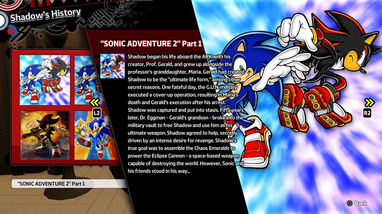 Sonic X Shadow Generations (PS5) Shadow's Story Extra: Gerald's Journal ...