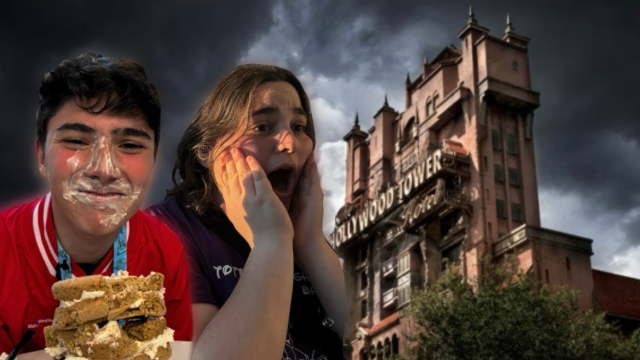 TOWER OF TERROR VLOG in DISNEY WORLD (ft. EPIC WOOKIE COOKIE CHALLENGE ...