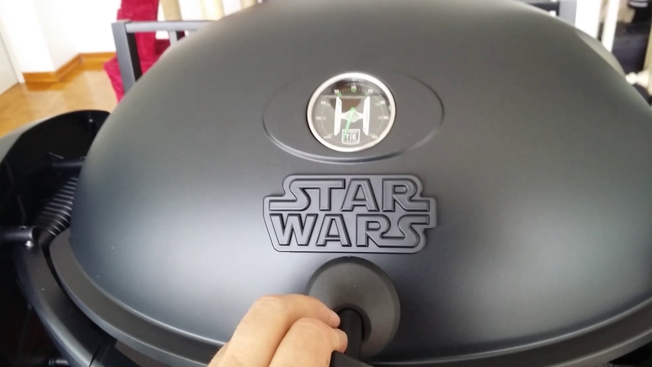 STAR WARS Gas Grill Tie Fighter BBQ - YouTube