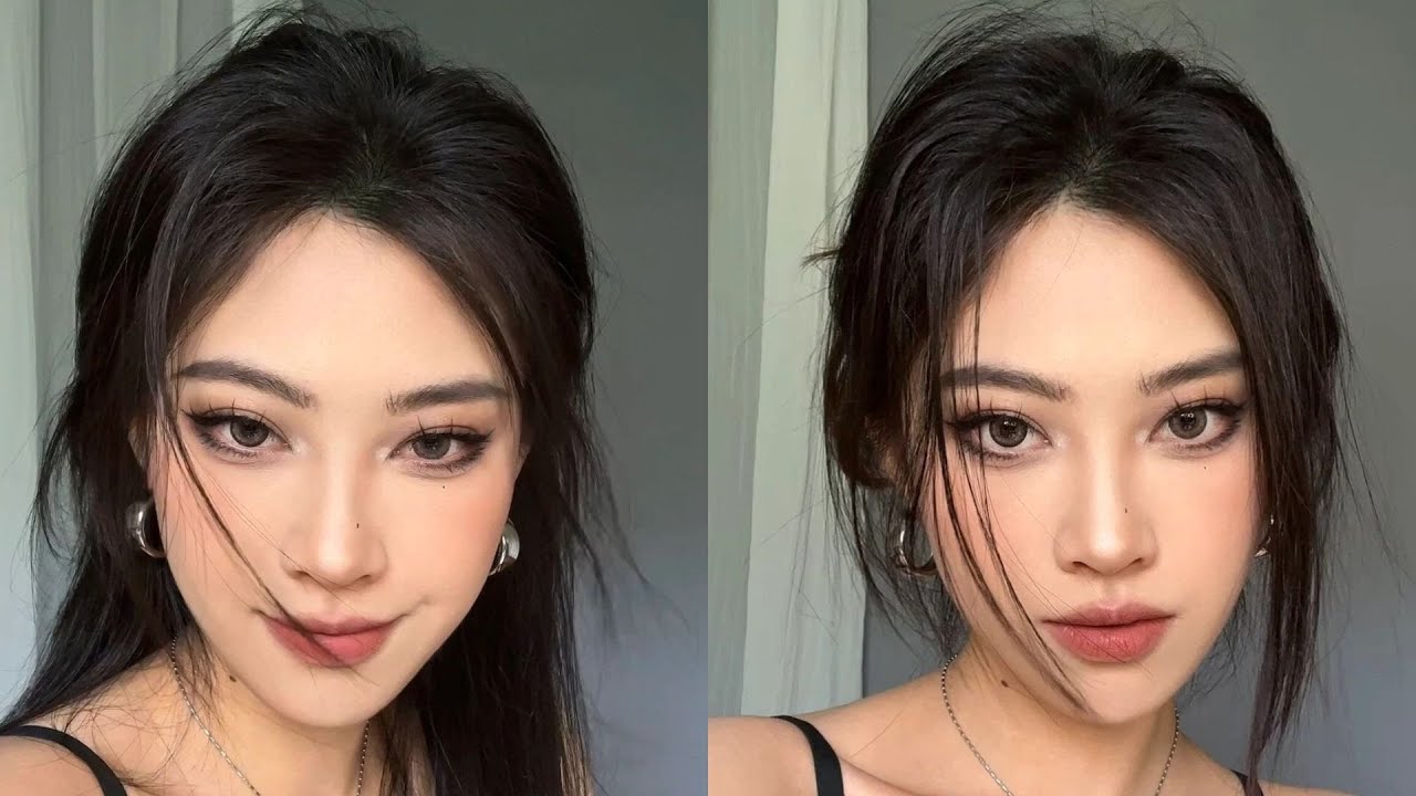 fox cat eye ulzzang korean douyin makeup tutorial 🤍 smokey - YouTube