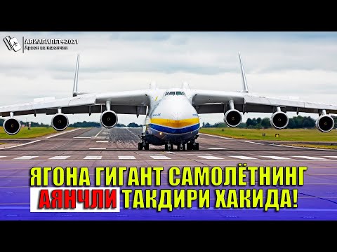 ЯГОНА ГИГАНТ  САМОЛЁТНИНГ АЯНЧЛИ ТАҚДИРИ ҲАҚИДА! #ANN-225