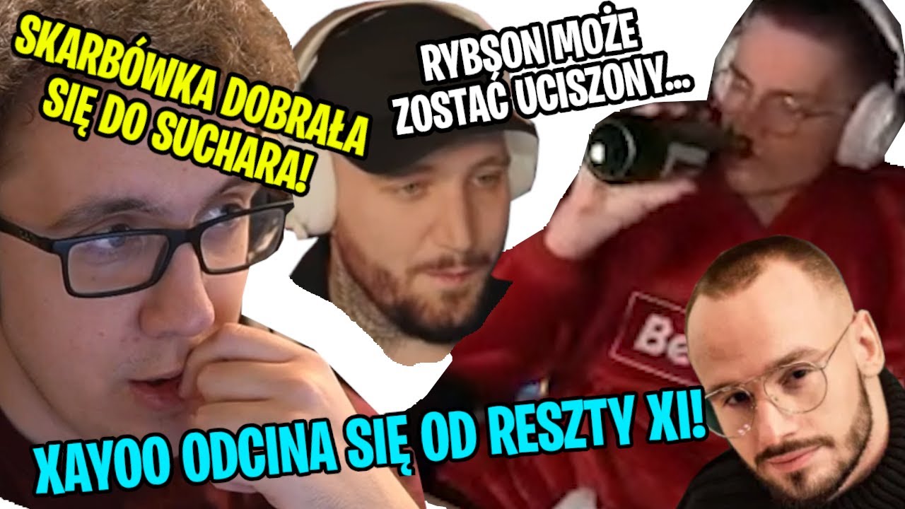 SUCHAR KONTROLA PRZEZ SKARBÓWKĘ! RYBSON VS BOXDEL! XAYOO ODCINA SIĘ OD ...
