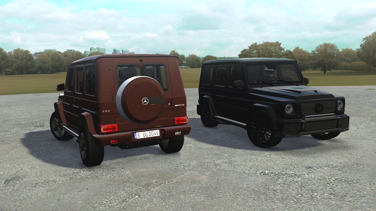 LFS - Fullpack Mercedes Benz G63 AMG 2013 + Brabus G800 - YouTube