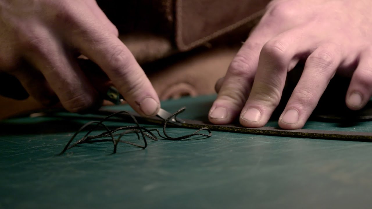 The Art of making a Leather Corset | Man + Leather - YouTube